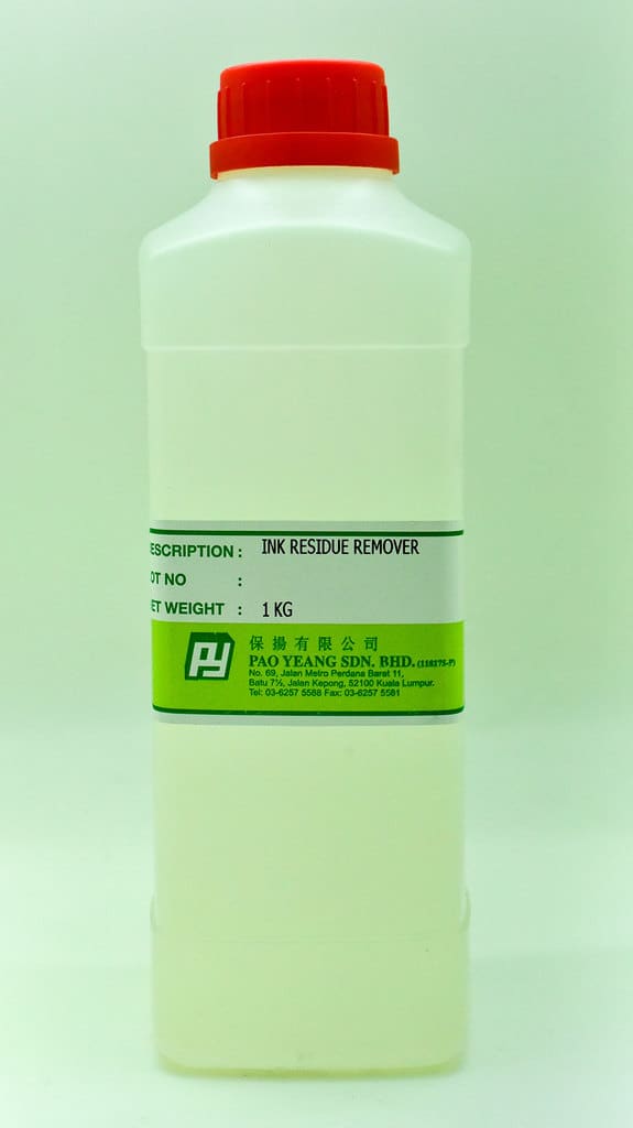 INK RESIDUE REMOVER | Pao Yeang Sdn Bhd