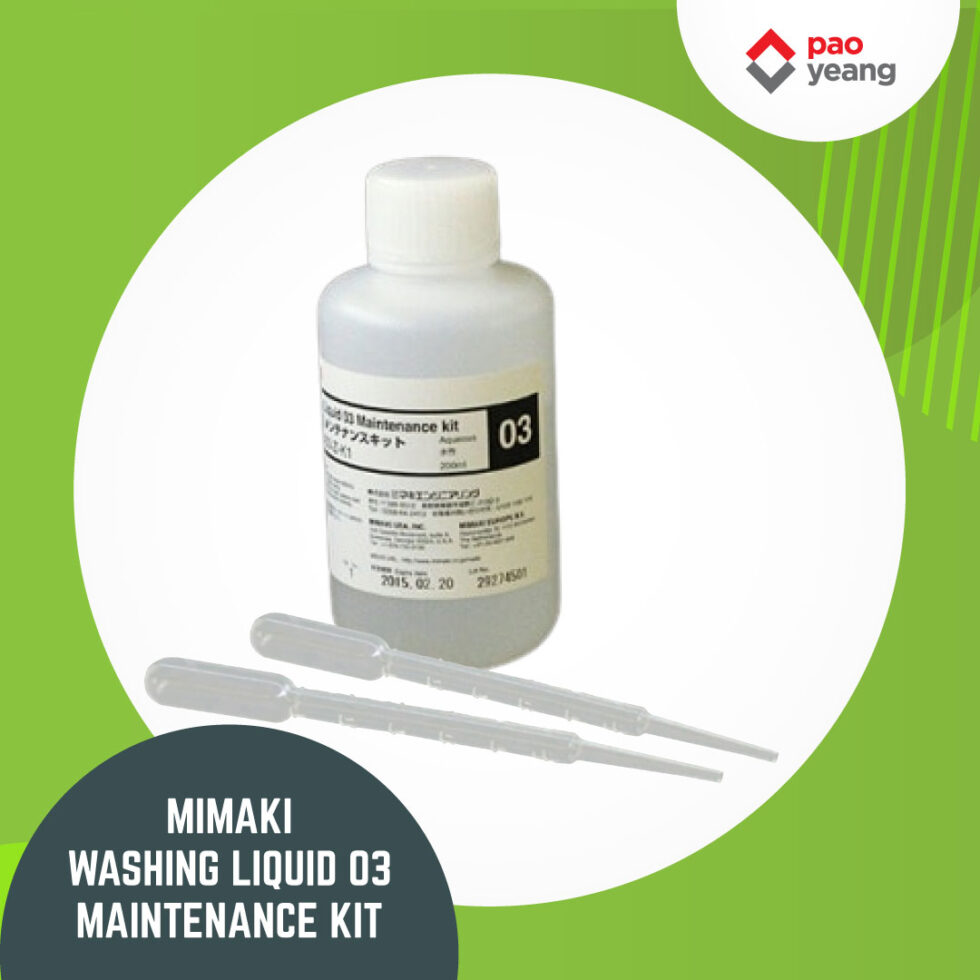 MIMAKI WASHING LIQUID 03 MAINTENANCE KIT | Pao Yeang Sdn Bhd