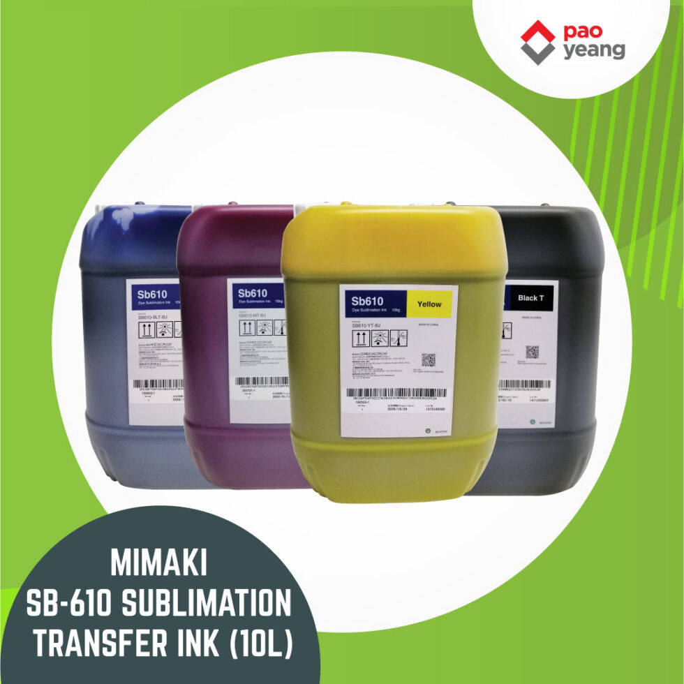 MIMAKI SB610 SUBLIMATION TRANSFER INK (2L & 10KG) | Pao Yeang Sdn Bhd