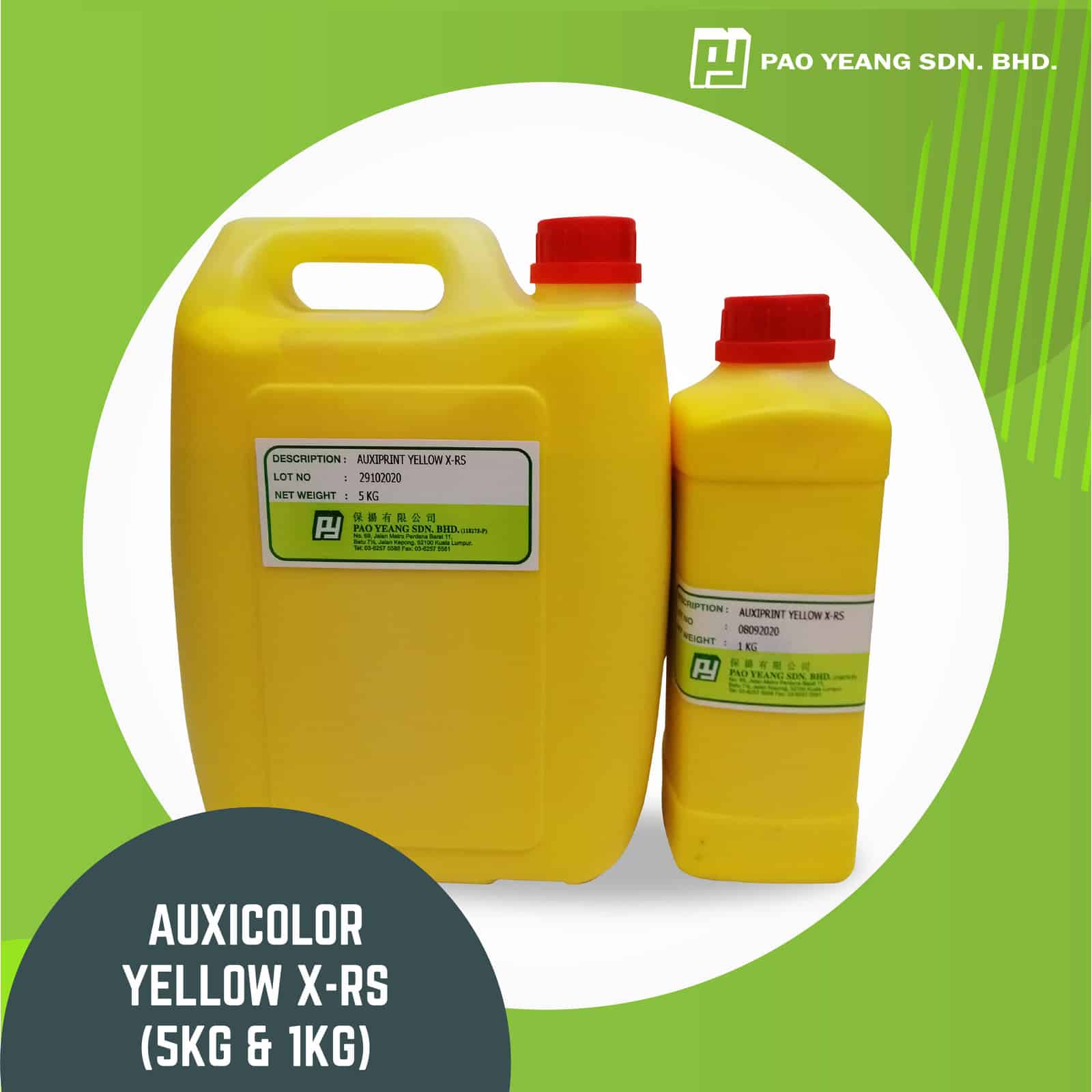 AUXICOLOR YELLOW X-RS | Pao Yeang Sdn Bhd