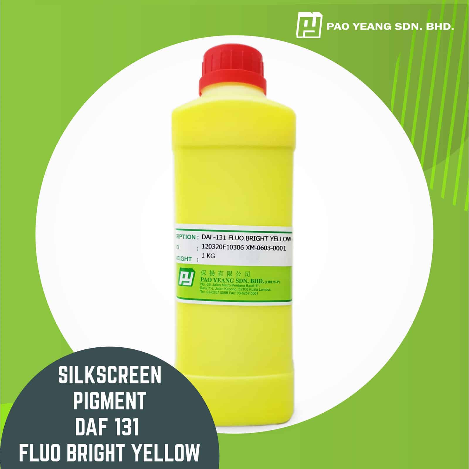 DAF 131 Fluo Bright Yellow | Pao Yeang Sdn Bhd