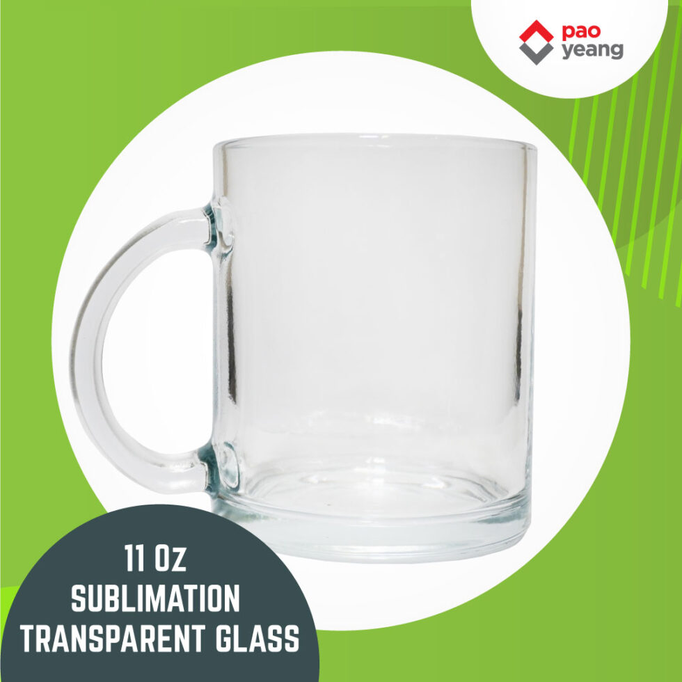 11OZ SUBLIMATION GLASS/TRANSPARENT GLASS (PC) | Pao Yeang Sdn Bhd